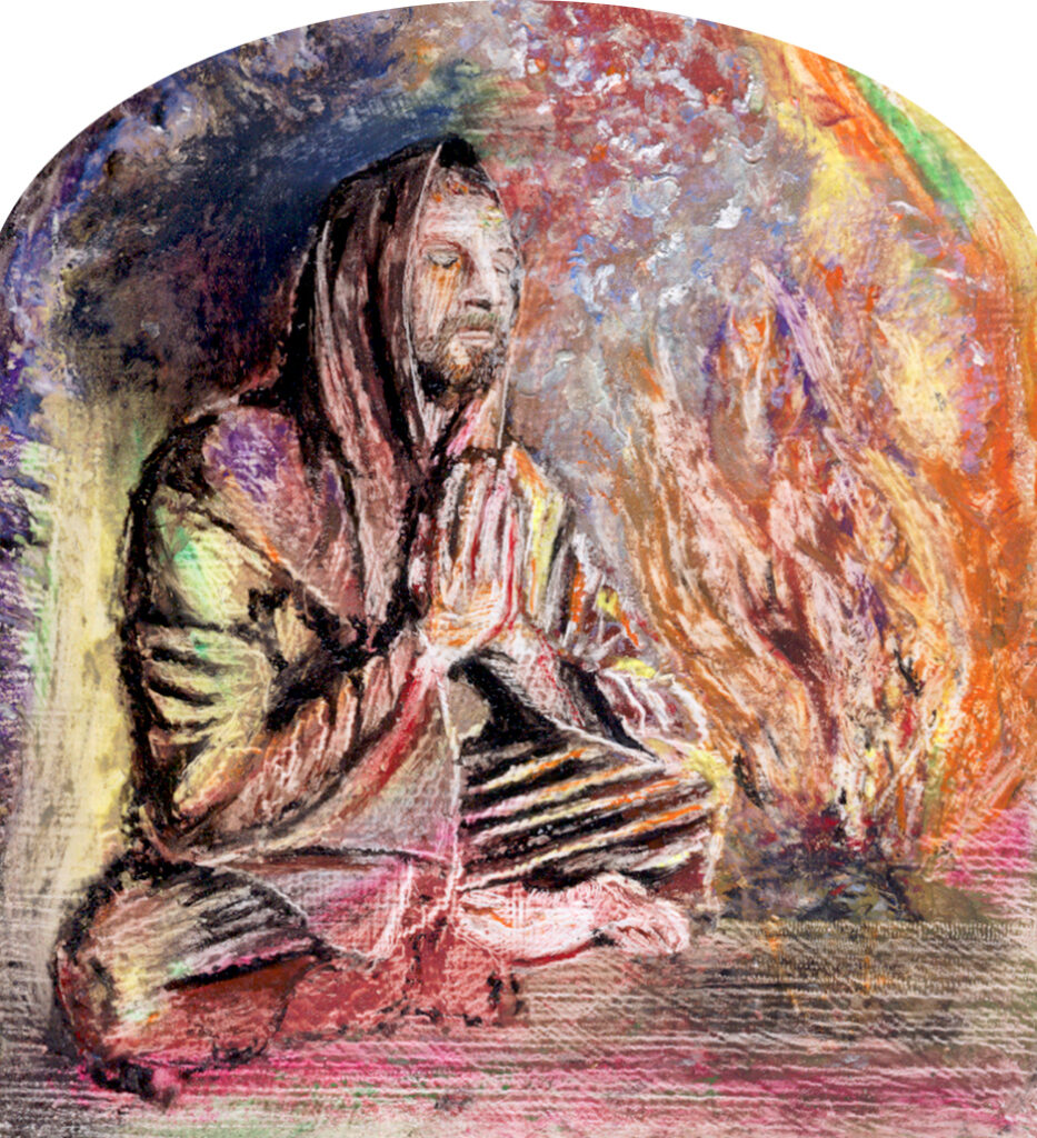Saint Francis and Brother Fire - Mic Carlson